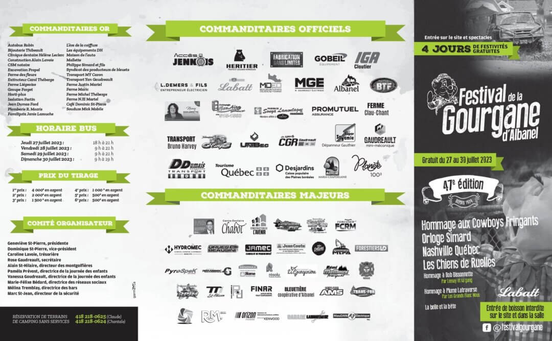 La 47e édition du Festival de la Gourgane d’Albanel est lancée! - Extra ...